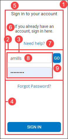 Ontrack Learner - Login Page - CSS Selectors
