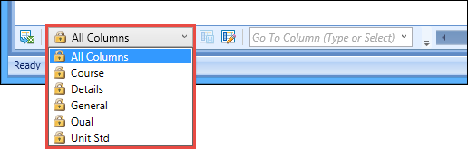 Use the Grid Toolbar