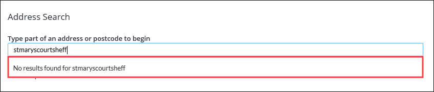 Use AFD to Perform an Address Lookup