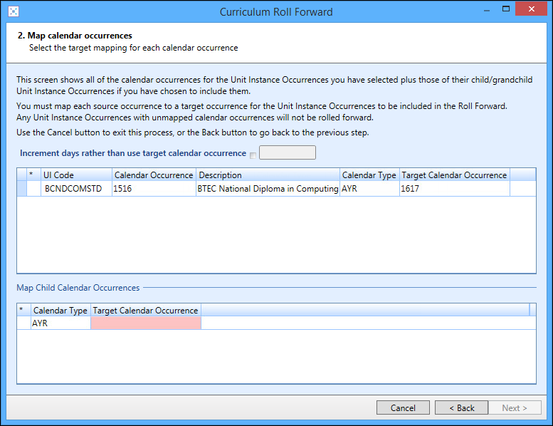 Roll Forward UIOs and Associated Records