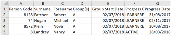 Export Grid Data 2525